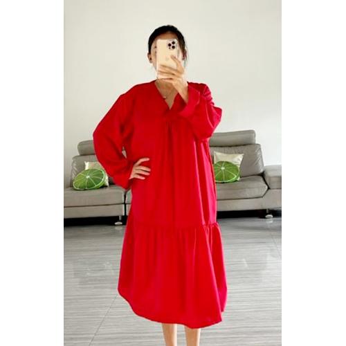 Jual Binx Dress jumbo 2021 / pakaian jumbo 2021 / pakaian wanita jumbo ...