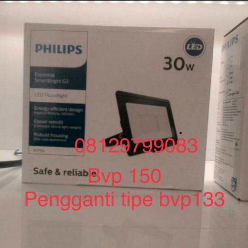 Jual lampu led philips sorot 30w 30 watt led floodlight philips bvp 150 ...