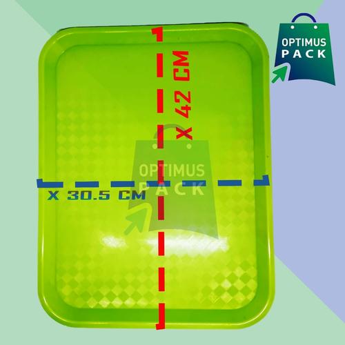 Jual Nampan Tray Baki Plastik Anti Slip Persegi Dishwasher 42 cm x 30 ...