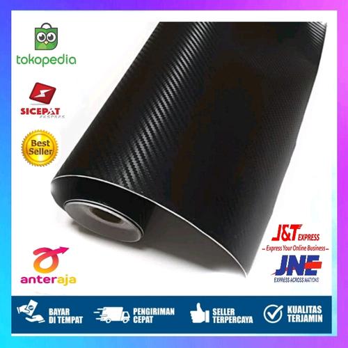 Jual Sticker Scotlet Carbon 3D/ Skotlet Karbon Carbon Hitam Motor Mobil ...