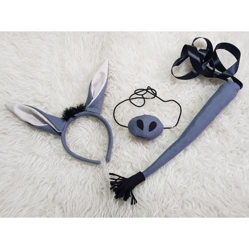 Jual Bando Keledai Kostum Donkey SET Aksesoris Kuda Hewan Binatang ...