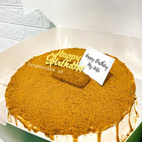 Jual Lotus Biscoff Crepes Cake - L - Kota Makassar - Crepes Cake ID ...