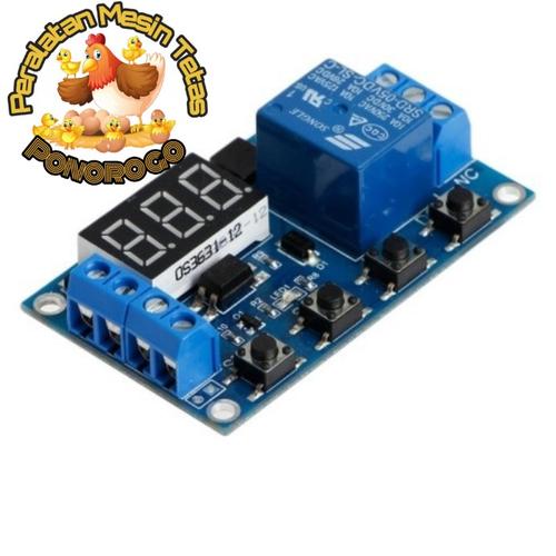Jual Relay Timer Display 4Tombol DC 6V~30V Delay Time Module Switch ...