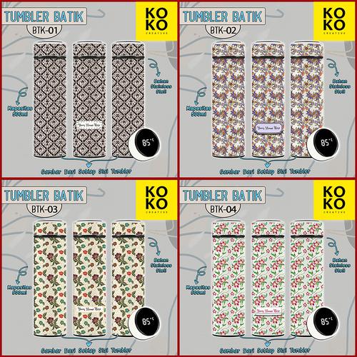 Jual Botol Minum Motif Batik Tumbler Termos Batik Full Printing - Tutup ...