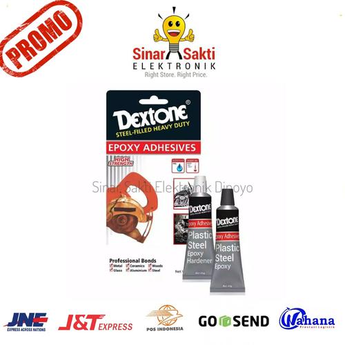 Jual Lem Perekat Besi epoxy Dextone Kayu Kaca Keramik Steel 5 menit 48 ...