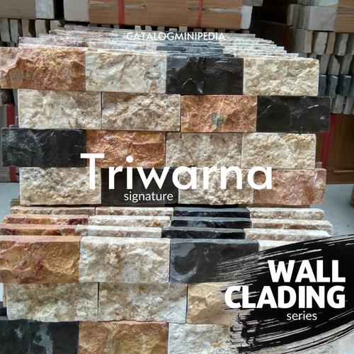 Jual Batu Alam wall Clading 3 Warna - Triwarna Mozaik (free coating ...