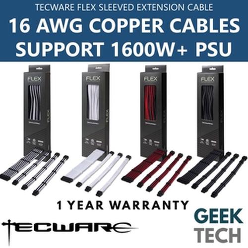 Jual Tecware Flex Sleeved Extension Cables Set 300mm - PSU Extension ...