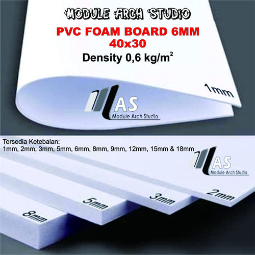 Jual PVC 6mm / PVC Foam Board 6mm 40x30cm - Reject - Kota Tangerang ...