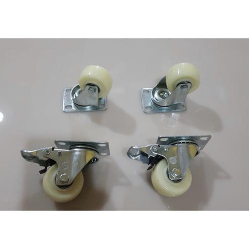 Jual roda nilon 2 inch hidup rem taiwan heavyduty - Jakarta Barat ...