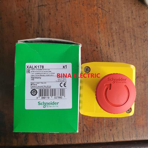 Jual Push Button Emergency Schneider XALK178 XALK-178 Panel Kendali ...