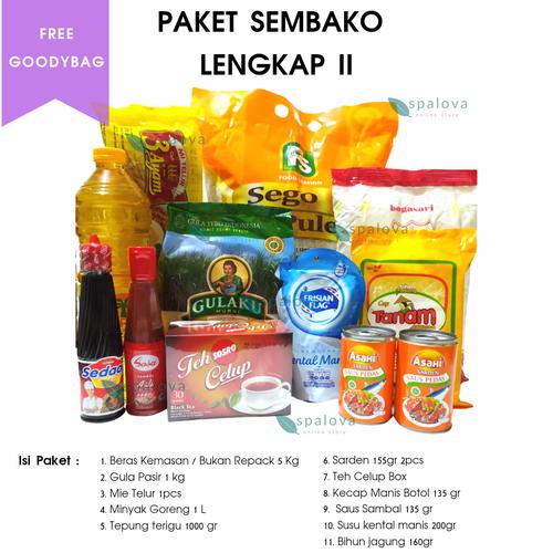 Jual PAKET SEMBAKO LENGKAP II BERAS 5KG - Jakarta Timur - Spalova ...