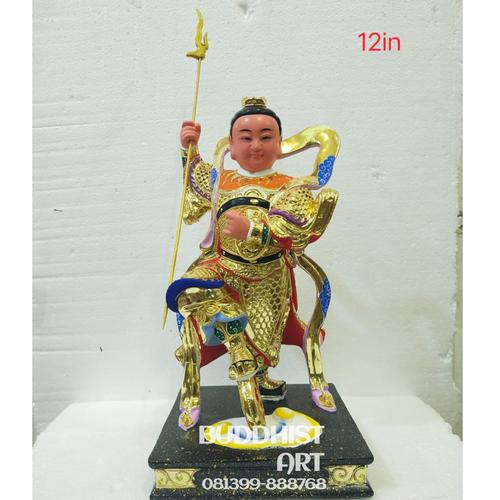 Jual Patung Dewa locia nacha Naca nezha na zha berdiri 12 inch kayu 01 ...