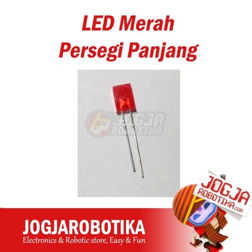 Jual Lampu LED Persegi Panjang Kotak 2x5x7mm 2*5*7 mm Merah - Kab ...