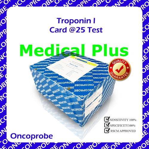 Jual TROPONIN I TEST CARD ALAT TEST SERANGAN JANTUNG ONCOPROBE - 50 ...
