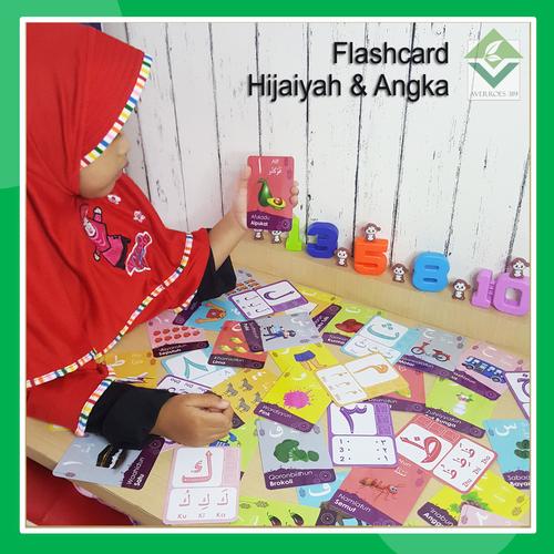 Jual Flash Card Huruf Hijaiyah dan Angka Wipe & Clean Writing Card ...