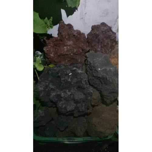 Jual KARUNGAN BATU LAVA ROCK MERAH DAN HITAM AQUASCAPE AQUARIUM ...