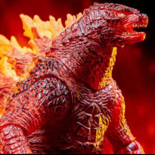 Jual JS- Monster Kaiju Burning Exclusive Godzilla Orange figure ...