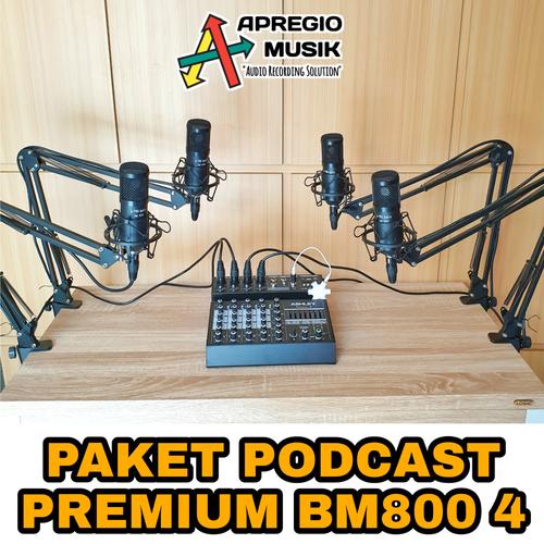 Jual Paket Podcast 4 orang Murah lengkap Ashley Premium 6 BM800 - Kota ...