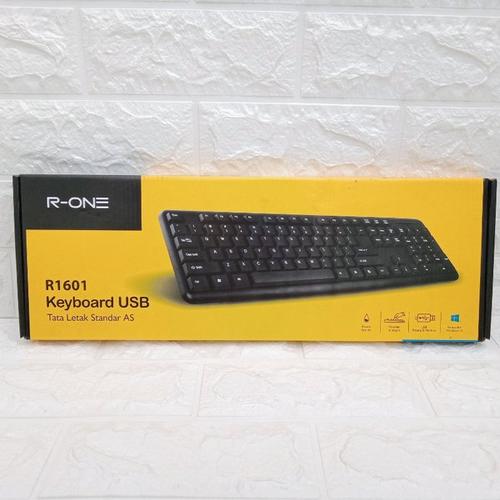Jual Keyboard R-One R1601 R 1601 USB Keyboard USB Wired - Hitam - Kota ...