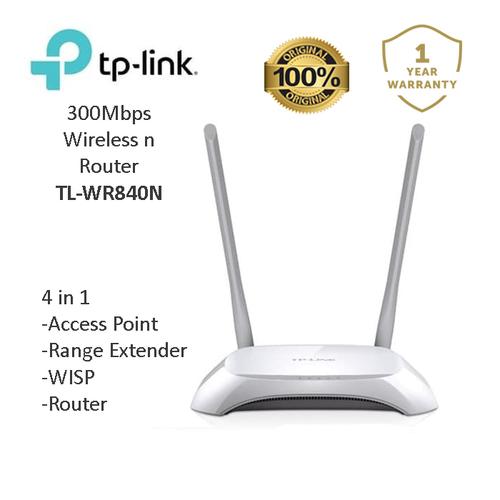 Jual TP-LINK TL-WR840N 300MBps Wireless Router WR840N tplink 840n wifi ...