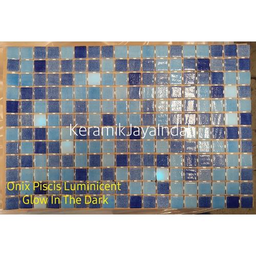 Jual ELEGANZA PISCIS LUMINISCENT KERAMIK MOZAIK KACA GLASS MOZAIC ...