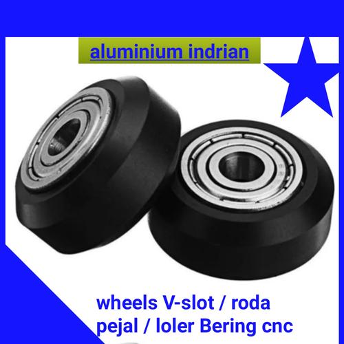 Jual Cnc v-slot pom delrin/wheels solid /roda pejal v-slot - Kab. Bekasi - aluminium indrian ...