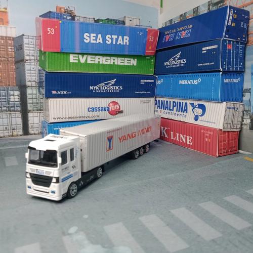 Jual Diecast truck container YANG MING , Miniatur truk kontainer - Kota ...