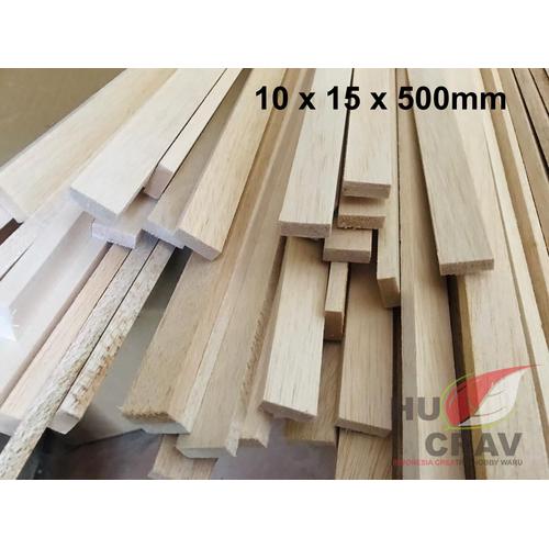 Jual Balsa Strip 10x15 x500mm Aeromodelling kayu Stick Diorama Maket ...