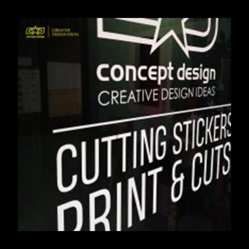 Jual CUSTOM CUTTING STICKER! NAMA LOGO DLL ! SATU HARI JADI! 1 UK A4 ...