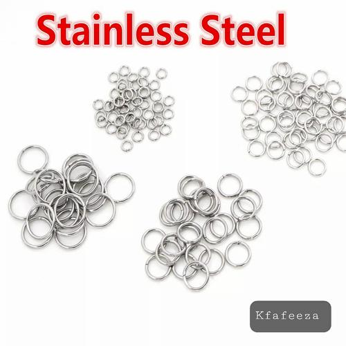Jual Jump Ring Stainless steel Original 8 - 14mm Konektor Rantai bulat ...