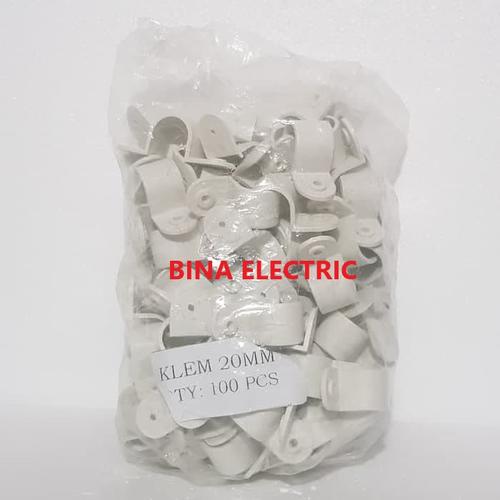 Jual Klem Pipa 20mm / Clamp Pipa 20 mm / Clem Pipa Polos Tanpa Merk ...