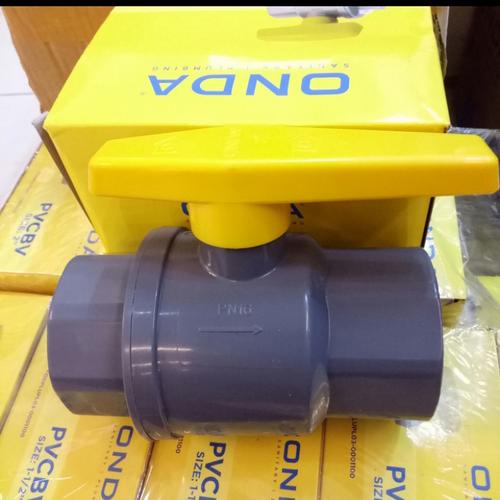 Jual Ball Valve PVCBV Onda 1" inch / stop kran PVC Onda socket ...