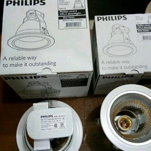 Jual Downlight Plafond ukuran 4 in / 4 inch 2 kaki Warna Putih merk ...