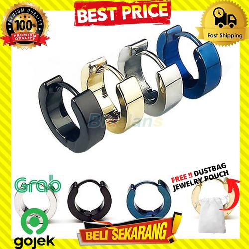Promo ANTING PRIA COWOK TINDIK TITANIUM STAINLESS COWO PIERCING PREMIUM ...