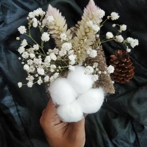 Jual MINI BUKET BUNGA KERING RUSTIC AESTHETIC / BOUQUET BUNGA KERING ...