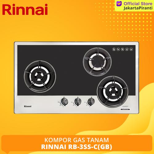 Promo Built-in Gas Hob Kompor Gas Tanam 3 Tungku Rinnai RB-3SS-C (GB) Cicil 0% 3x - Jakarta ...