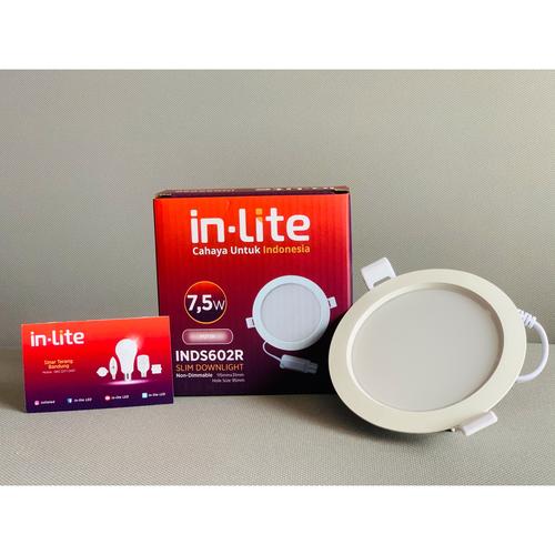 Promo LAMPU LED PLAFON INLITE SLIM DOWNLIGHT 7,5W 7,5 WATT - INDS602R ...
