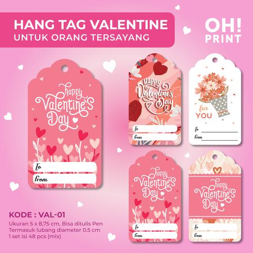 Jual Hang Tag Valentine Lucu | Hang Tag Valentine Unik - VAL-01 - Kota ...