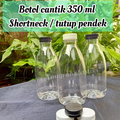 Jual Botol Plastik Cantik 350 ml tutup short neck PER BALL - Merah ...