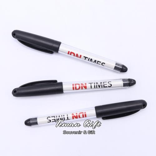 Jual Pen Boss Pulpen Bos Insert Paper Sticker Custom Logo Promosi PP114 ...