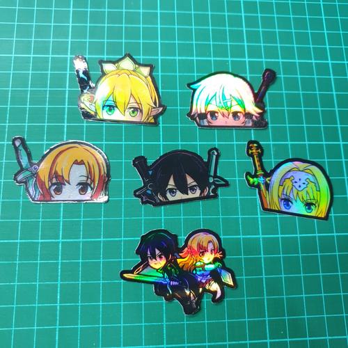 Jual Sticker Hologram Anime - Sword Art Online - 6pcs - Jakarta Utara ...