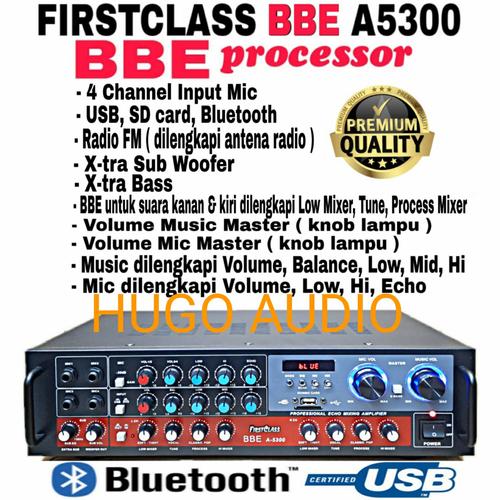 Jual AMPLI FIRSTCLASS BBE A5300 PROCESSOR - Jakarta Barat - HUGOAUDIO ...