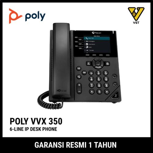 Jual Polycom VVX 350 - P/N : 2200-48830-025 - Jakarta Barat - VST ...