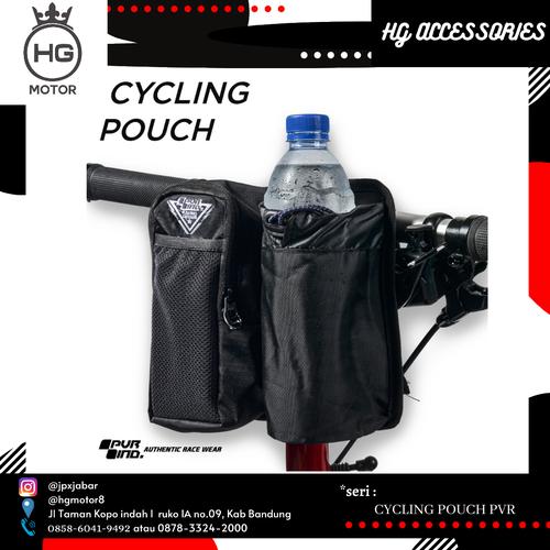 Jual TAS SEPEDA STANG TAS SEPEDA LIPAT PVR SADDLE BAG CYCLING POUCH PVR ...