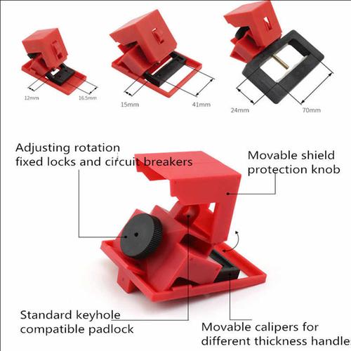 Jual Universal Clamp On Safety Plastic Lockout Devices MCCB Circuit ...