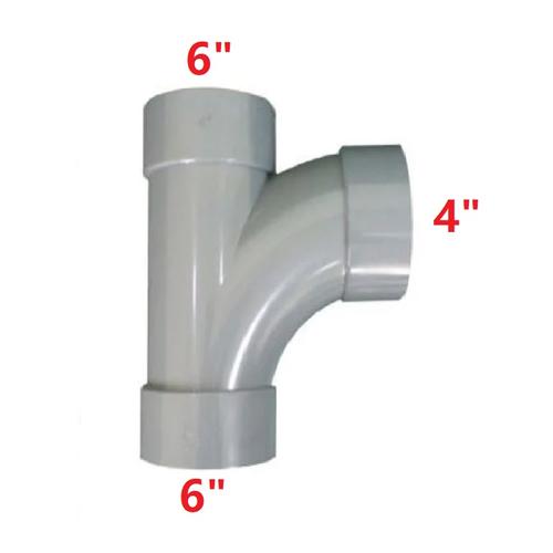 Jual Large Radius Tee 6" 6 inch Y branch 90° 90 derajat Rucika AW D ...