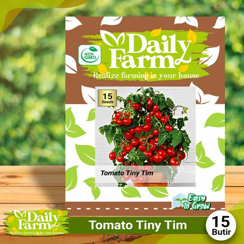 Promo Benih Tomato TINY TIM - Tomat Mini Buah Lebat - Daily Farm - Kota ...