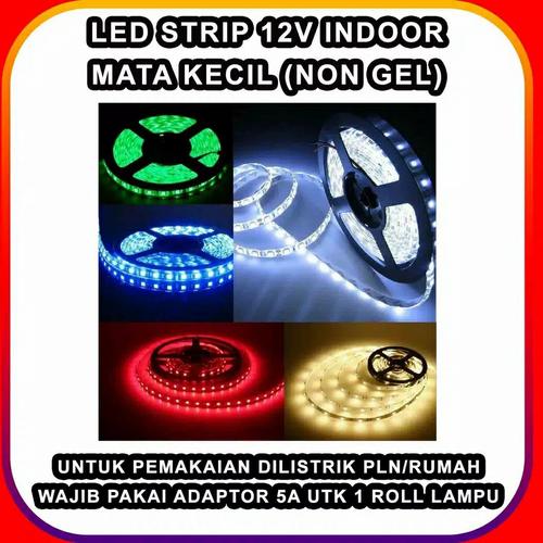 Jual LAMPU LED STRIP 2835 5 METER/MATA KECIL/LAMPU HIAS/LAMPU INDOOR ...