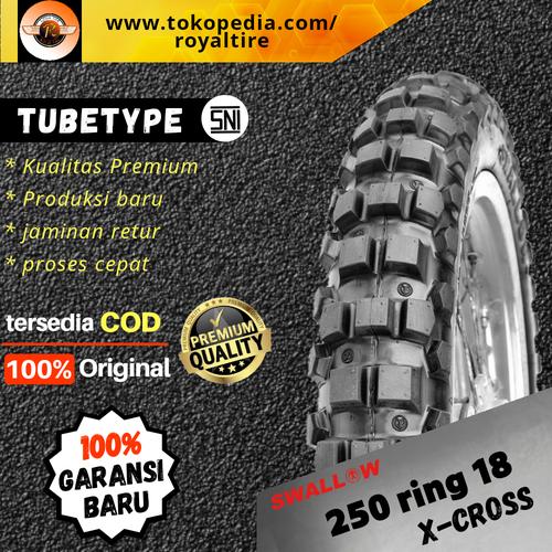 Jual Ban motor cross swallow 250 ring 18 trail kawasaki klx crf x-cross ...