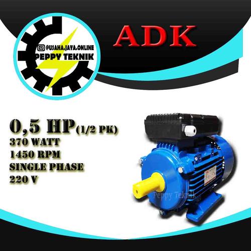 Jual DYNAMO/MOTOR LISTRIK 0.5 HP(0.37kw)1/2pk 1450RPM 1phase 220v ...